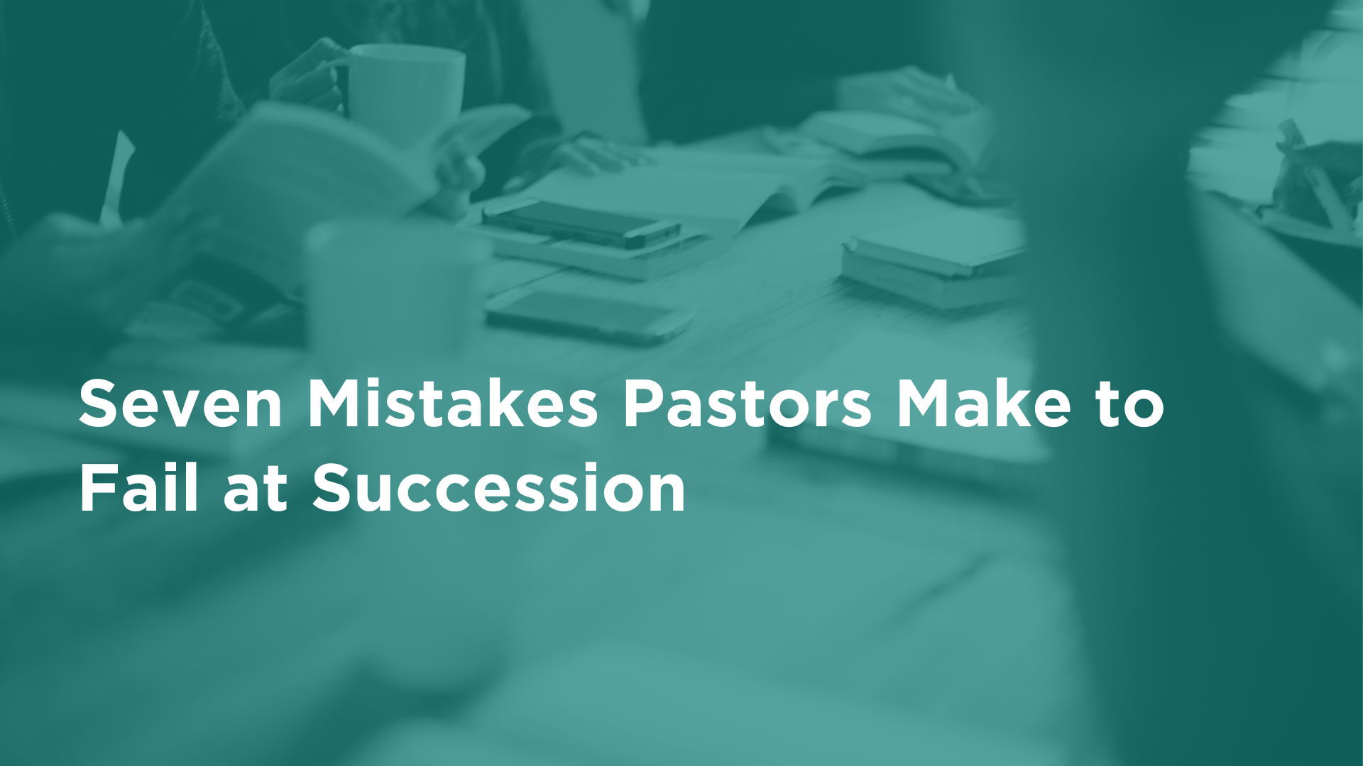 33 Basic Statements on Senior Pastor Succession